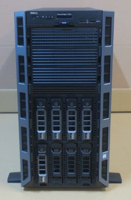 Dell PowerEdge T330 Quad-Core E3-1270V6 32GB Ram 5x 2TB HDD 8-Bay Tower Server