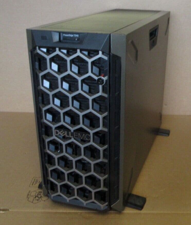 Dell PowerEdge T340 Tower Server Intel 4-Core E-2244G 16GB Ram 3x 1TB ...