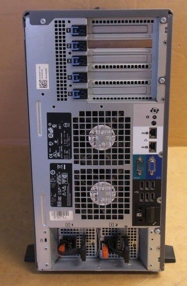 Dell PowerEdge T610 Tower Server 2x Quad-Core Xeon E5504 16GB RAM 8x 3 ...