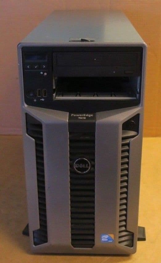 Dell PowerEdge T610 Tower Server 2x Quad-Core Xeon E5504 16GB RAM 8x 3 ...