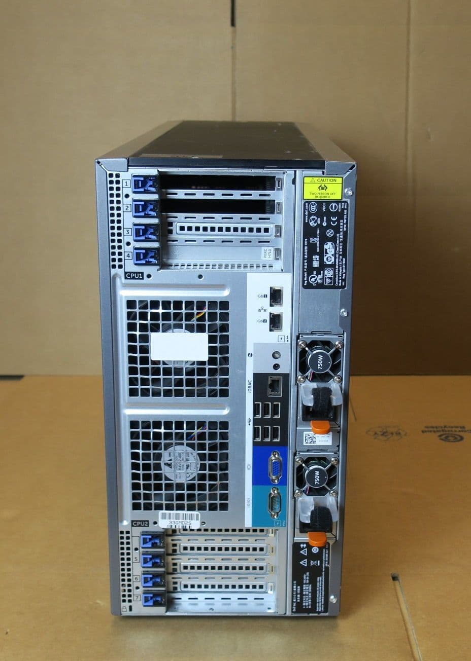 Dell PowerEdge T620 2 x E5-2670 EIGHT Core 2 60GHz 192GB R 4TB H710 ...