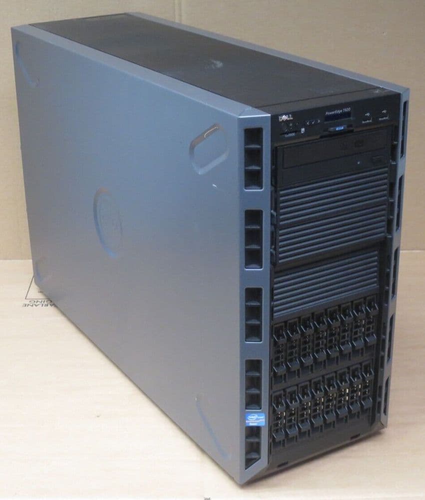 Dell PowerEdge T620 4-Core E5-2609v2 2 50GHz 8GB Ram H710 16-Bay Tower ...