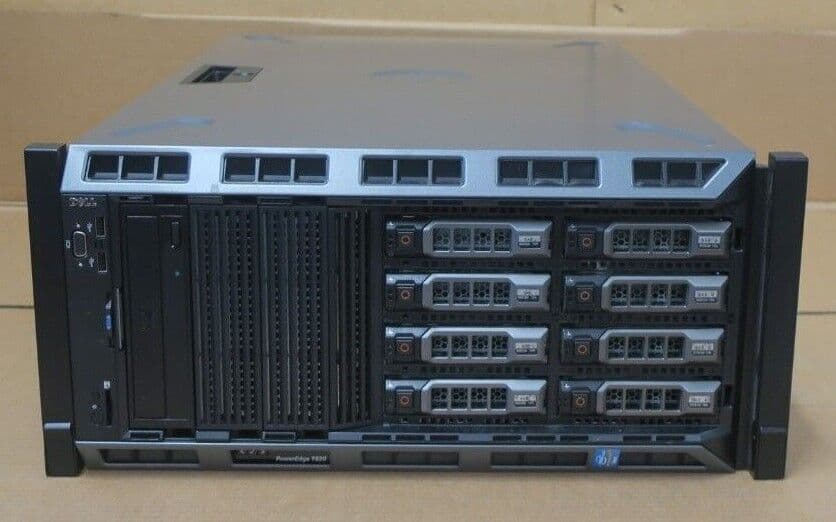 Dell PowerEdge T620 Quad-Core E5-2609 12GB Ram 7x 900GB HDD 8-Bay Rack ...