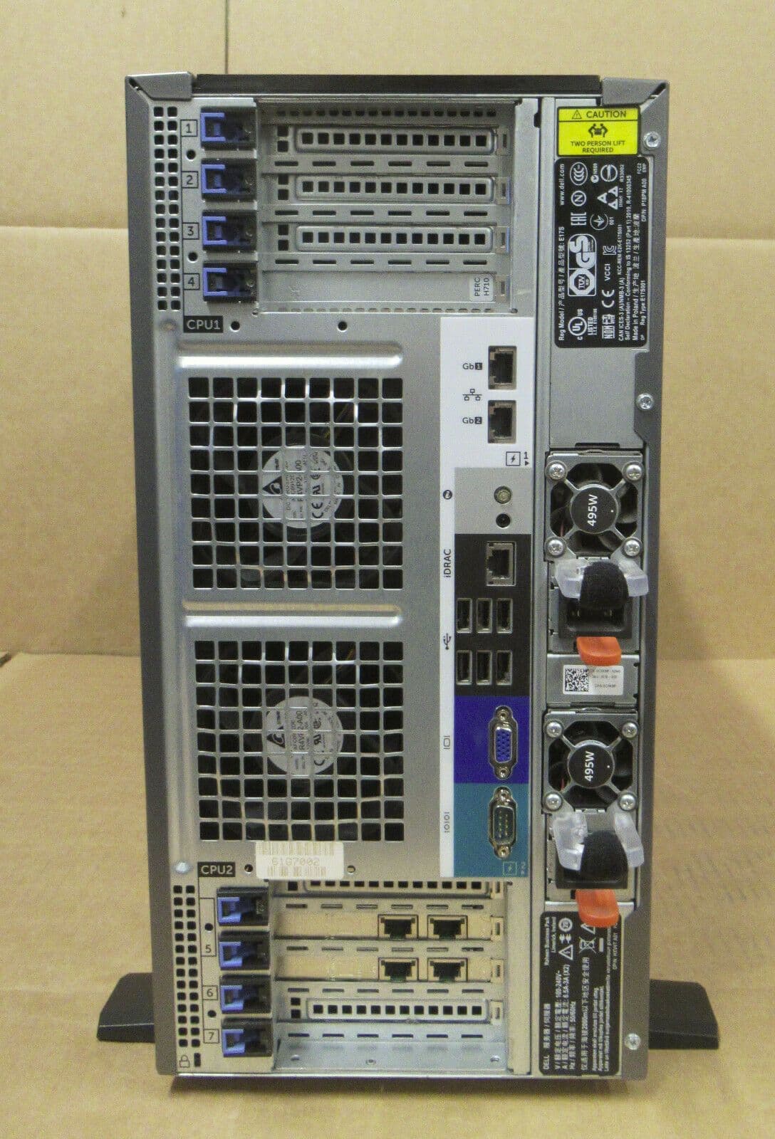 Dell PowerEdge T620 Six-Core E5-2620 2Ghz 24GB RAM 8x3 5" Bays H710 ...