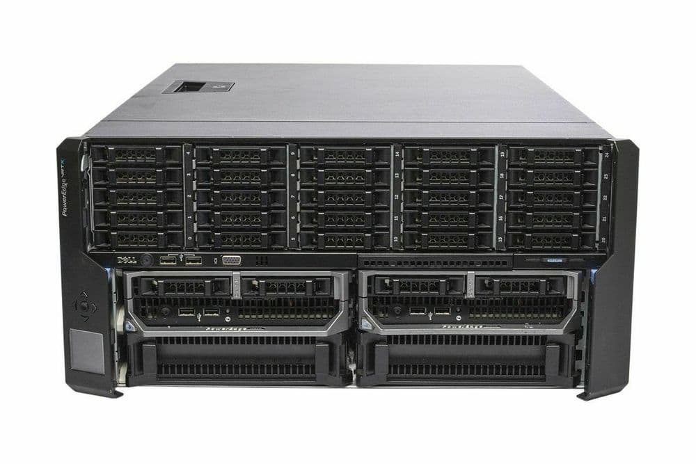 Dell PowerEdge VRTX Rack Chassis 25x Bay 2x M630P 2x E5-2620v3 32GB Ram ...