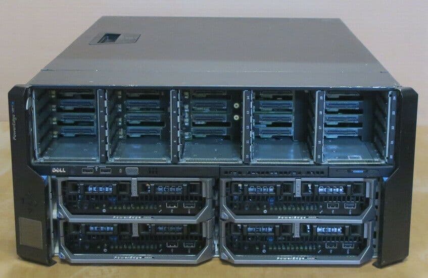 Dell PowerEdge VRTX Rack Chassis 25x Bay 4x M630 CTO 2x CPU 2x 2 5" Bay ...