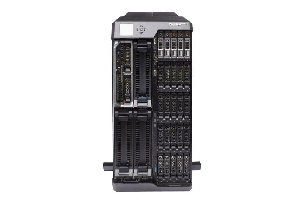 Dell PowerEdge VRTX Tower Chassis 5x 1 2TB 1x M620P 2x E5-2650 32GB Ram ...