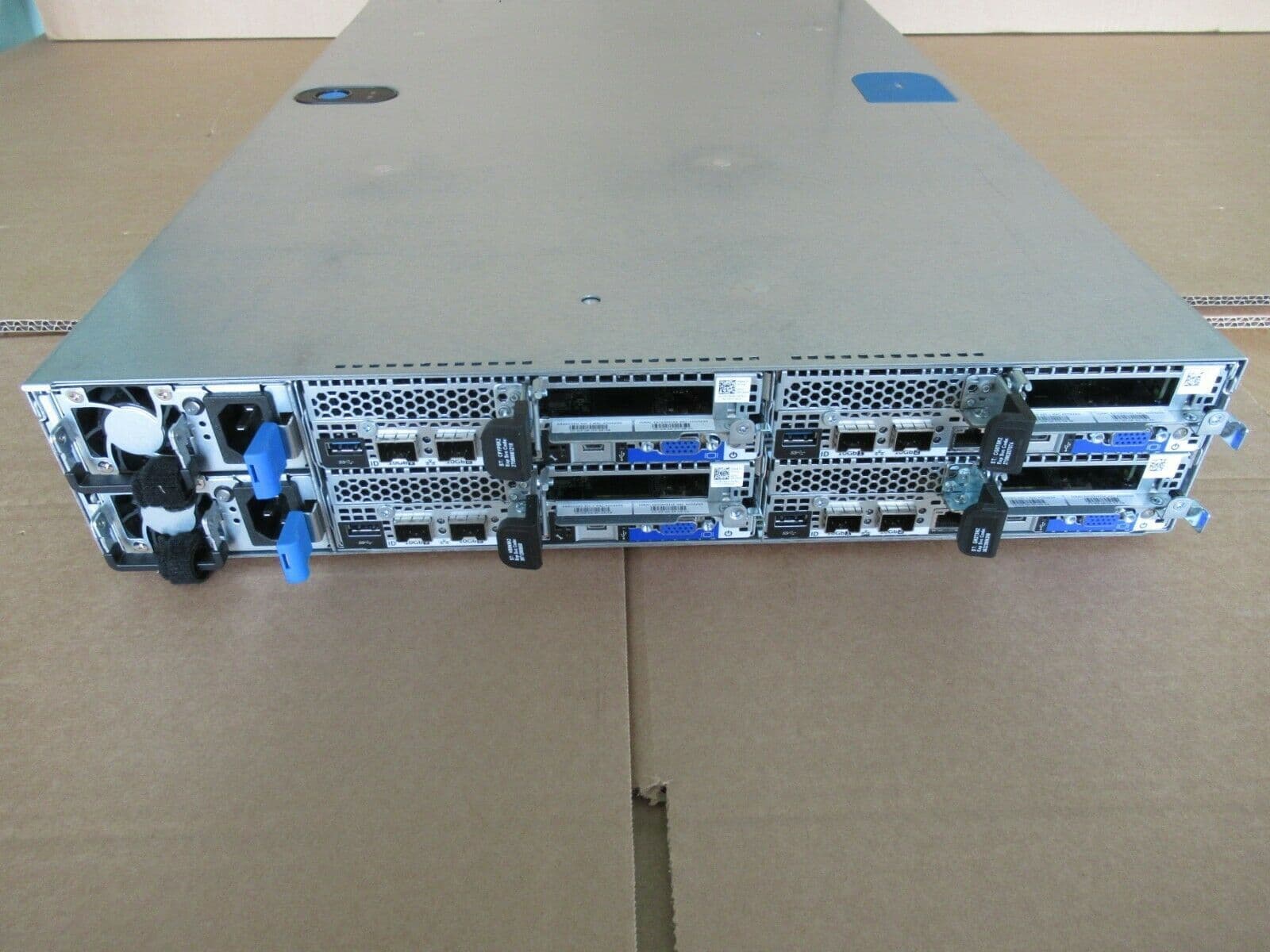 Dell PowerEdge XC6320 C6320 C6300 4 node Server 8 x E5-2620 V3 128GB ...