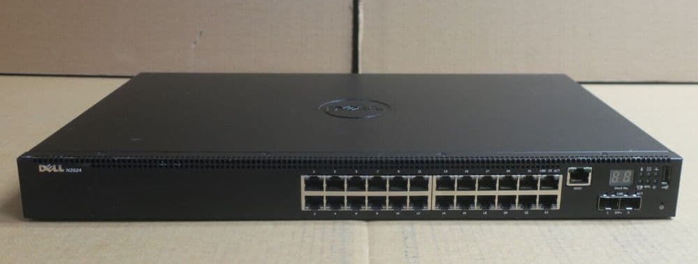 Dell PowerSwitch N2024 24x 1Gb RJ45 2x 10Gb SFP Port L3 Stackable ...