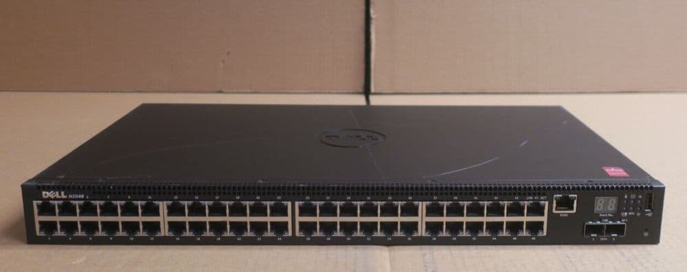 Dell PowerSwitch N2048 48x 1Gb RJ45 2x 10Gb SFP Port L3 Stackable ...