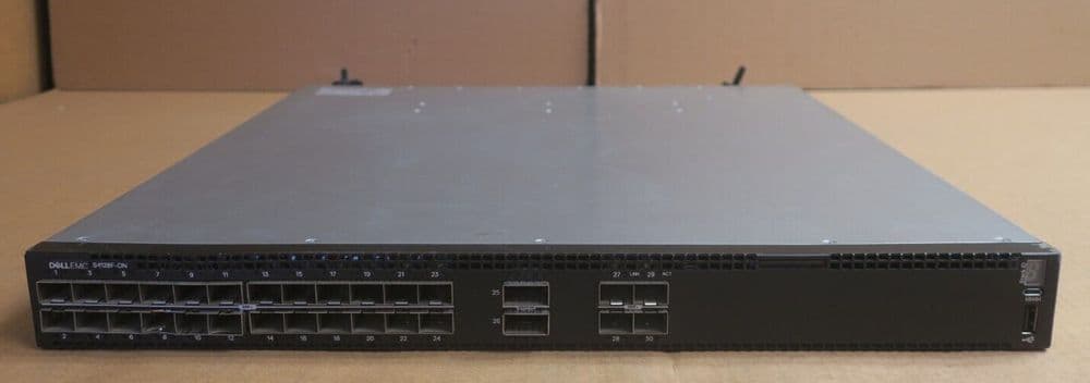 Dell PowerSwitch S4128F-ON 28x 10GbE SFP 2x 100GbE QSFP28 Ports NY9FP