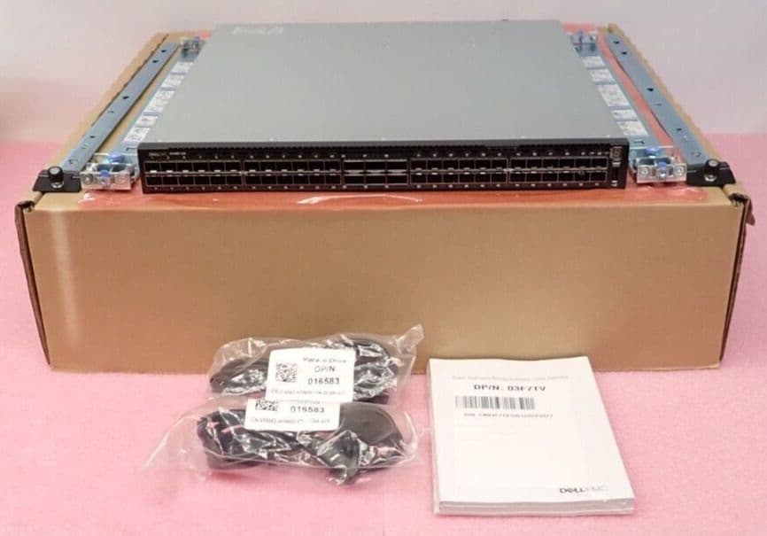 Dell PowerSwitch S4148F-ON 48x 10Gb SFP 2x 40Gb QSFP 4x 100Gb OS10 ...