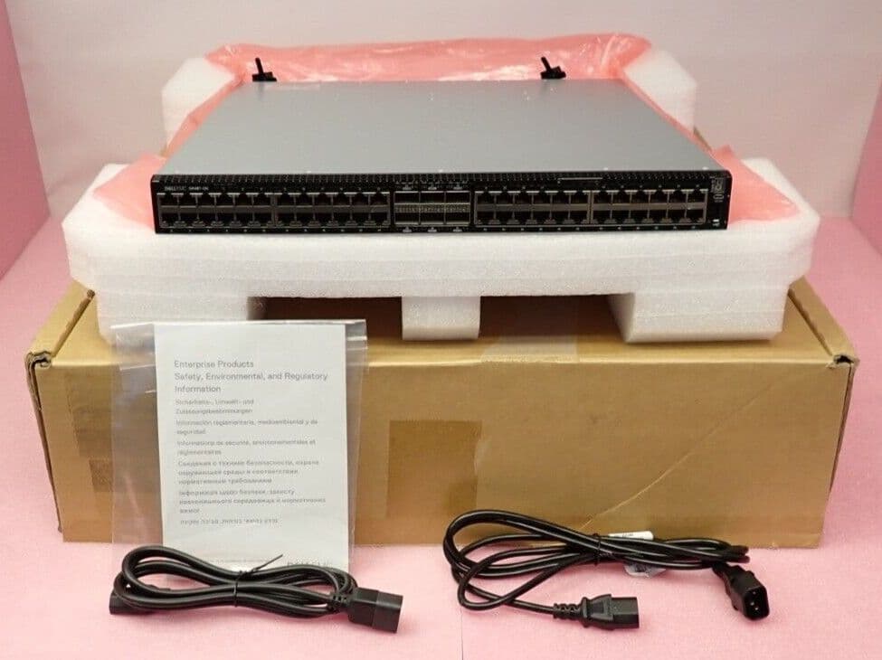 Dell PowerSwitch S4148T-ON 48x 10G RJ45 4x 100GE QFSP28 2x 40GE QSFP ...
