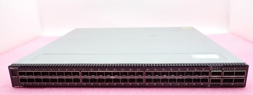 Dell PowerSwitch S5248F-ON RA 48x 25Gb 4x 100Gb 2x 200Gb Port L3 1U Switch OS10