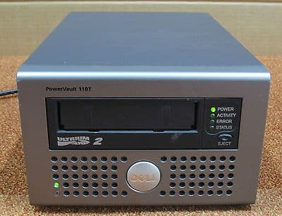 Dell PowerVault 110T Ultrium LTO 2 200/400Gb SCSI External Tape Drive ...