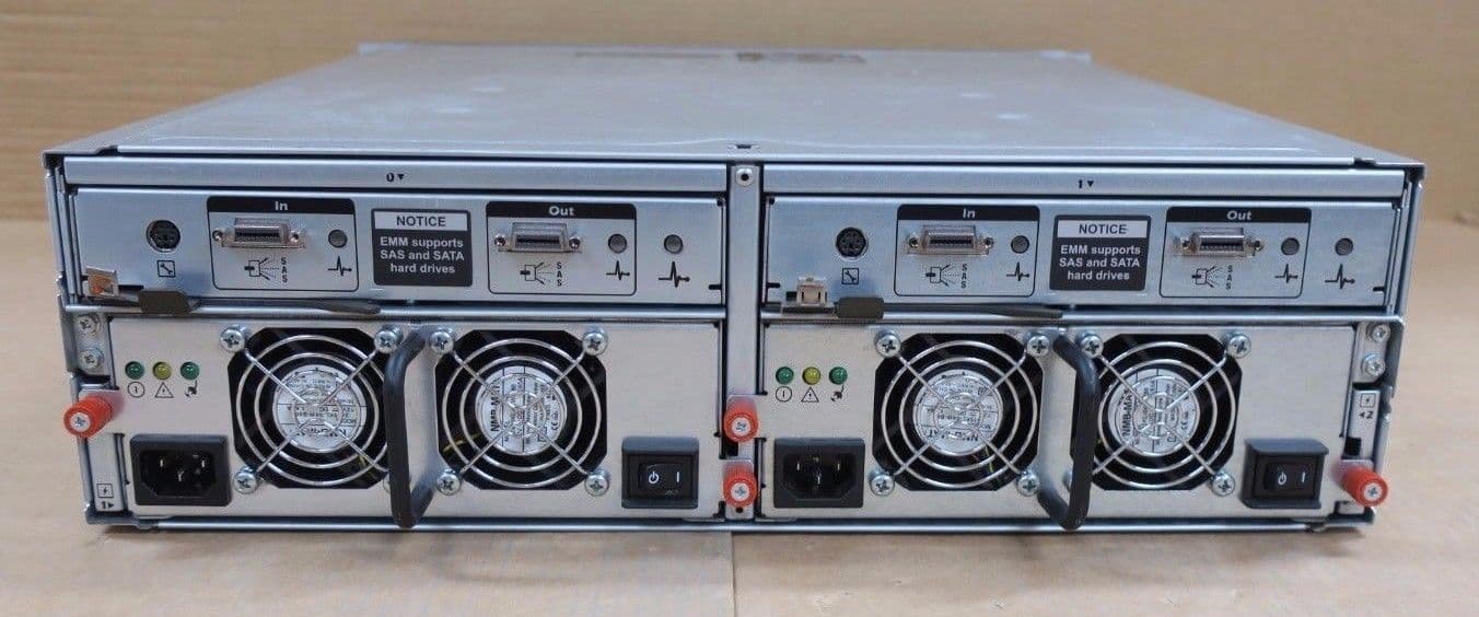 Dell PowerVault MD1000 15 Bay Drive Storage Array SAN With 15x 300GB 3 ...