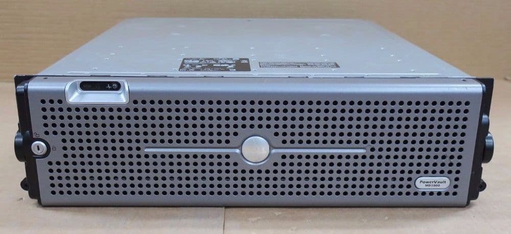 Dell PowerVault MD1000 15 Bay Drive Storage Array SAN With 15x 300GB 3 ...