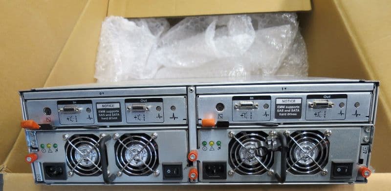 Dell PowerVault MD1000 SAS SATA 15-Bay Drive Storage Array SAN 2 x ...