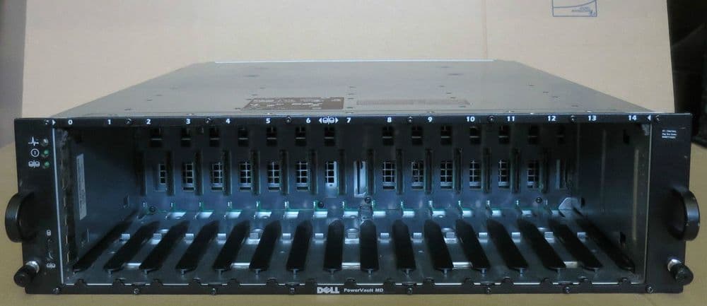 Dell PowerVault MD1000 SAS SATA 15Bay Drive Storage Array Dual ...