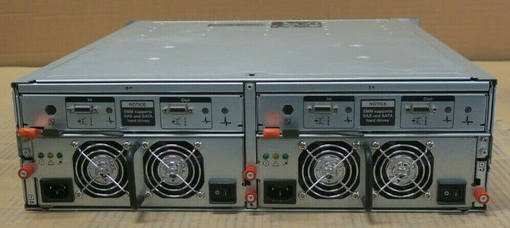 Dell PowerVault MD1000 Storage Array 15x 3 5" Bays 6 7TB Storage 2x EMM ...