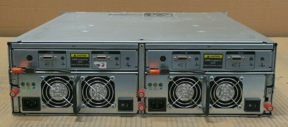 Dell PowerVault MD1000 Storage Array 9x 450GB 3x 147GB 3x 300GB HD 2x ...