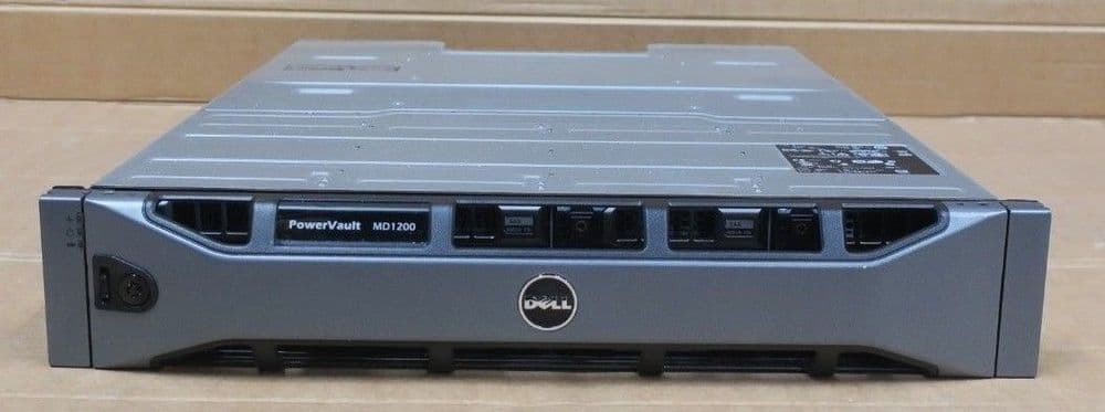 Dell PowerVault MD1200 10x 600GB 2x 146GB SAS HDD 2x MD12 Controller 2x ...
