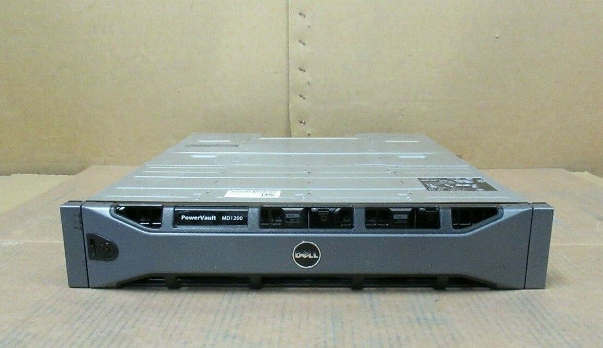 Dell PowerVault MD1200 12 Bay SAS 11 x 2TB 7 2K 2 x Controller 2 x PSU ...