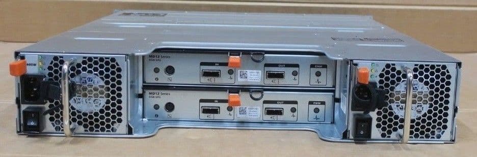 Dell PowerVault MD1200 12x 600GB SAS 15K Dual MD12 6Gb/s Controllers ...