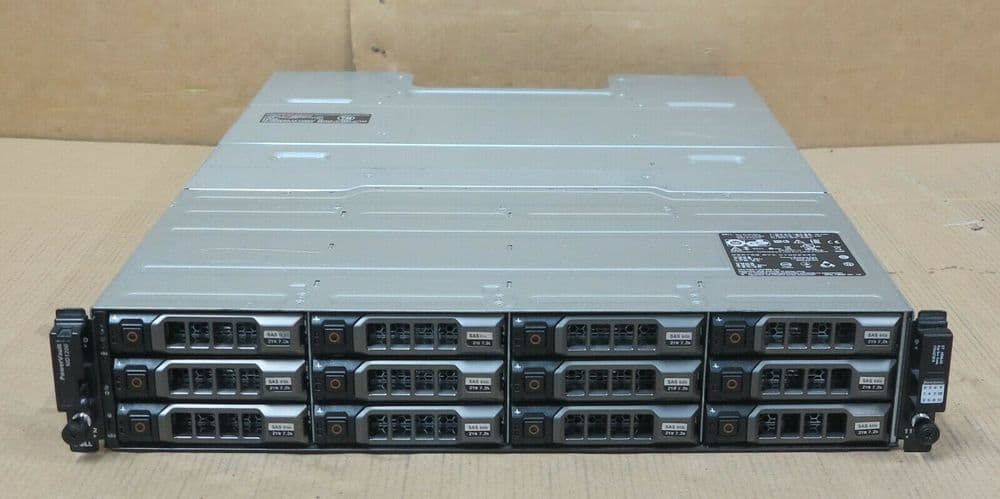 Dell PowerVault MD1200 24TB HDD 12x3 5" Bays Dual 6G SAS Controllers 2x ...