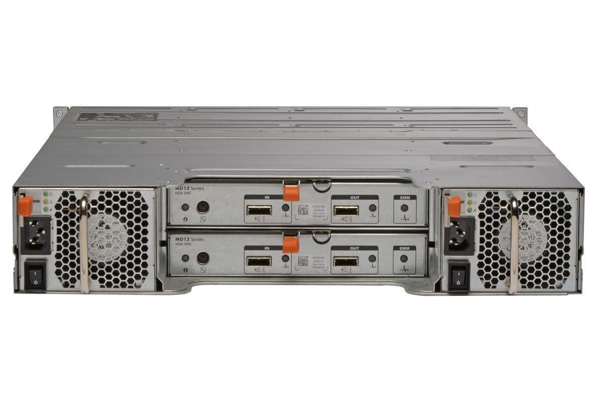 Dell PowerVault MD1200 2U 12 bay 3 5" Storage Array with 2 x SAS 2 x PS ...