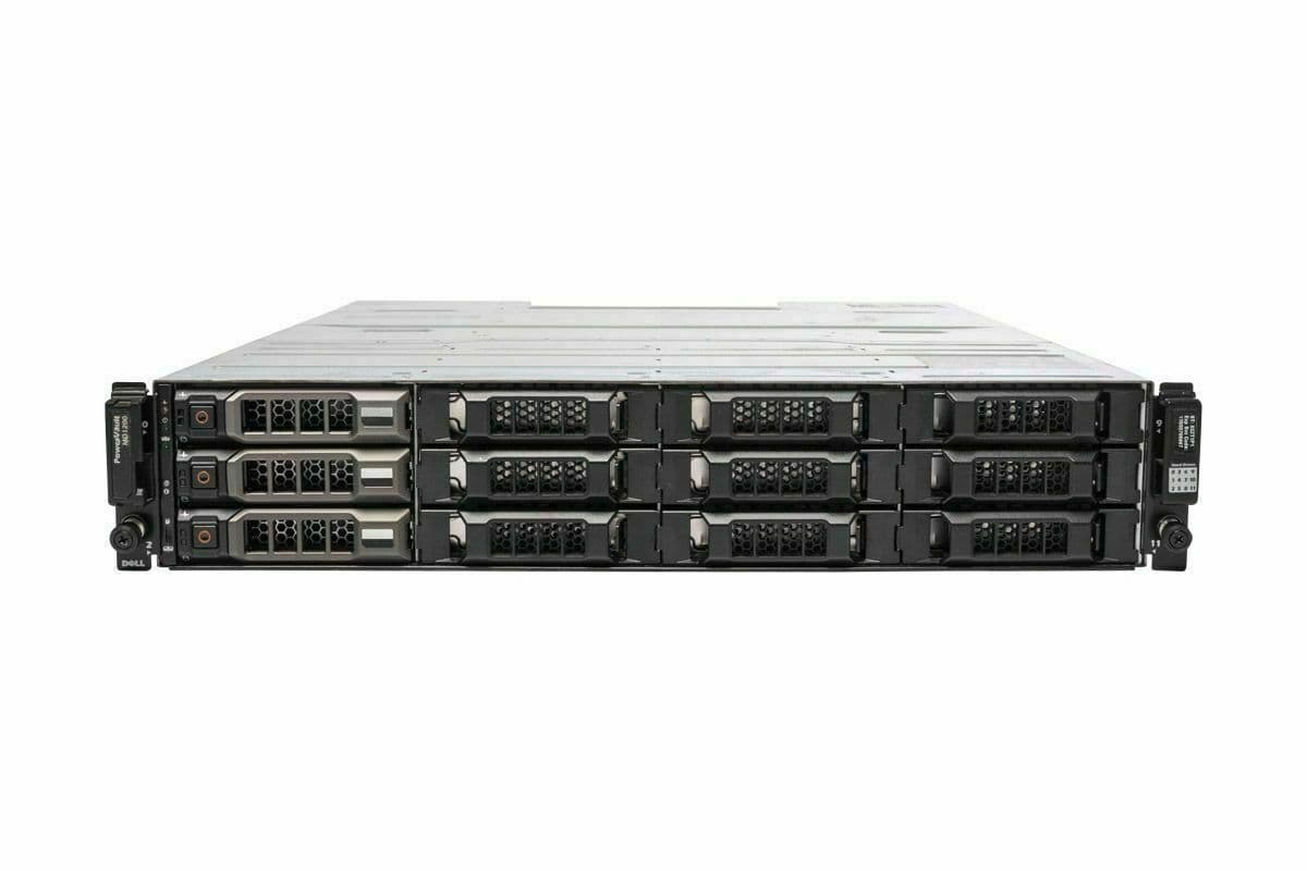 Dell PowerVault MD1200 3x 6TB 3 5" 12G HDD Dual 6G SAS Controllers Dual ...