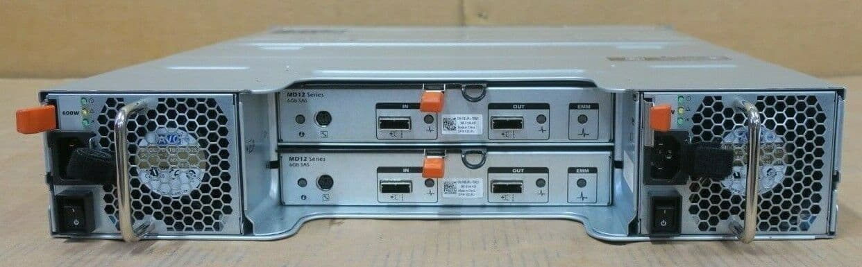 Dell PowerVault MD1200 9x 2TB 3 5" HDD Dual 6G SAS Controllers Dual ...