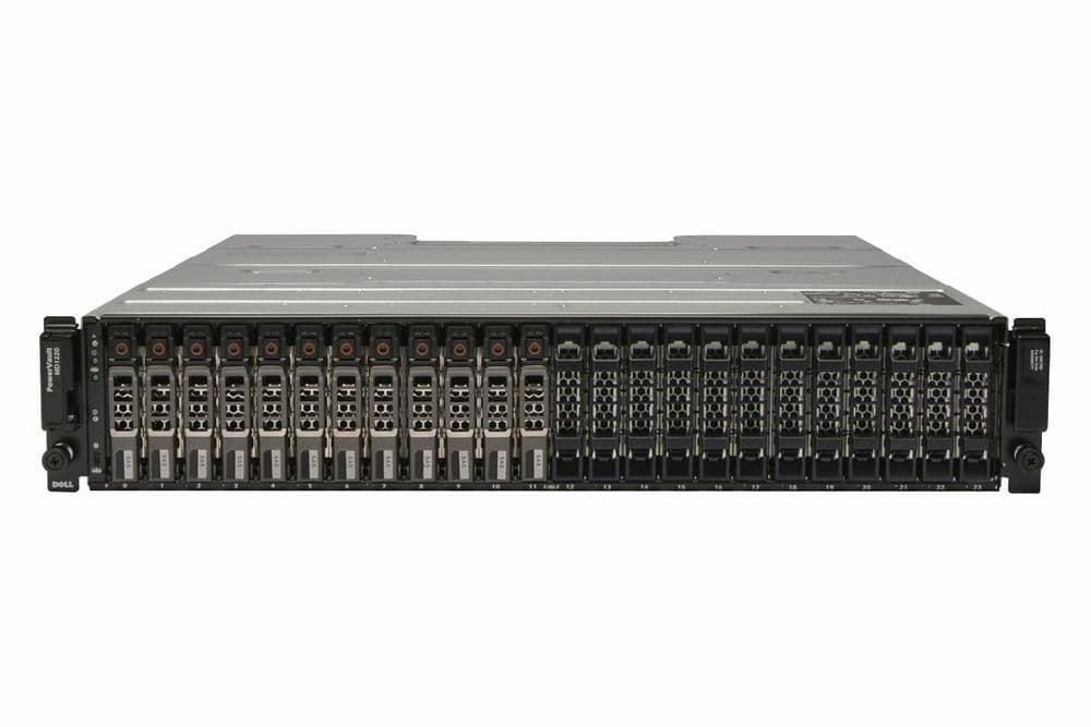 Dell PowerVault MD1220 12x 3 84TB 2 5" SSD 2x 6G SAS Controllers 2x ...