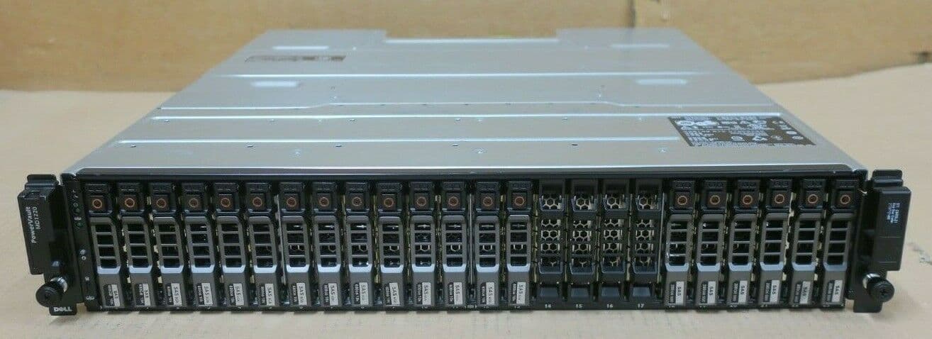 Dell PowerVault MD1220 14x 600GB 2 5" HDD 6x 200GB SSD 2x MD12 ...