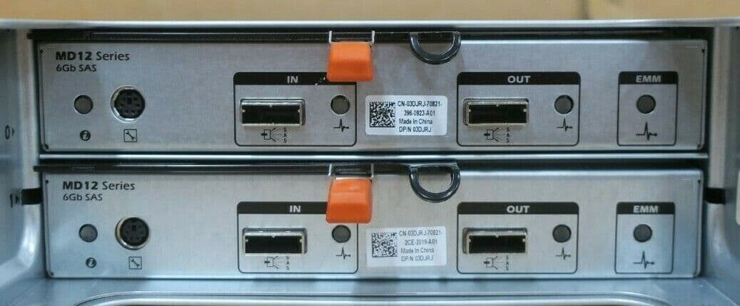 Dell PowerVault MD1220 14x 600GB 2 5" HDD 6x 200GB SSD 2x MD12 ...