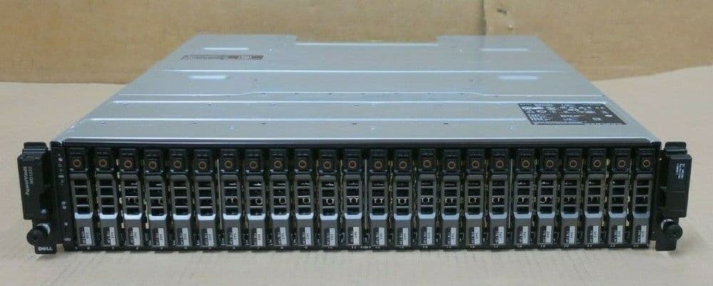 Dell PowerVault MD1220 24x 1TB 7 2K SAS HDD Storage Array 2x ...
