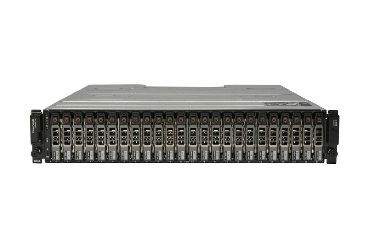 Dell PowerVault MD1220 24x 900GB 2 5" HDD Dual 6G SAS Controllers Dual ...