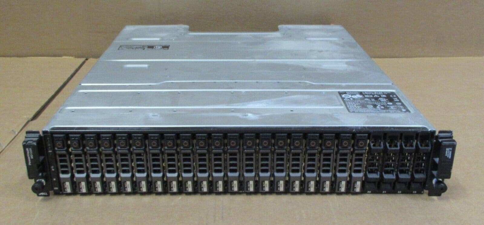 Dell PowerVault MD1220 SAS Storage Array 20x Dell 1 2TB SAS HDD 2x 600W PSU