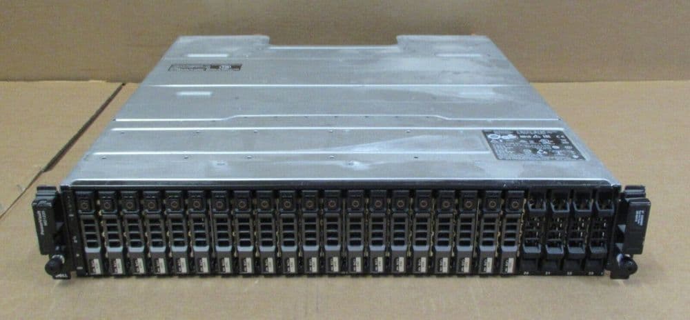 Dell PowerVault MD1220 SAS Storage Array 20x Dell 1 2TB SAS HDD 2x 600W PSU