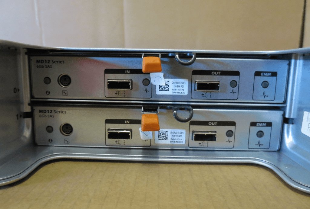 Dell PowerVault MD1220 SAS Storage Array DUAL 6GBps Controllers and ...