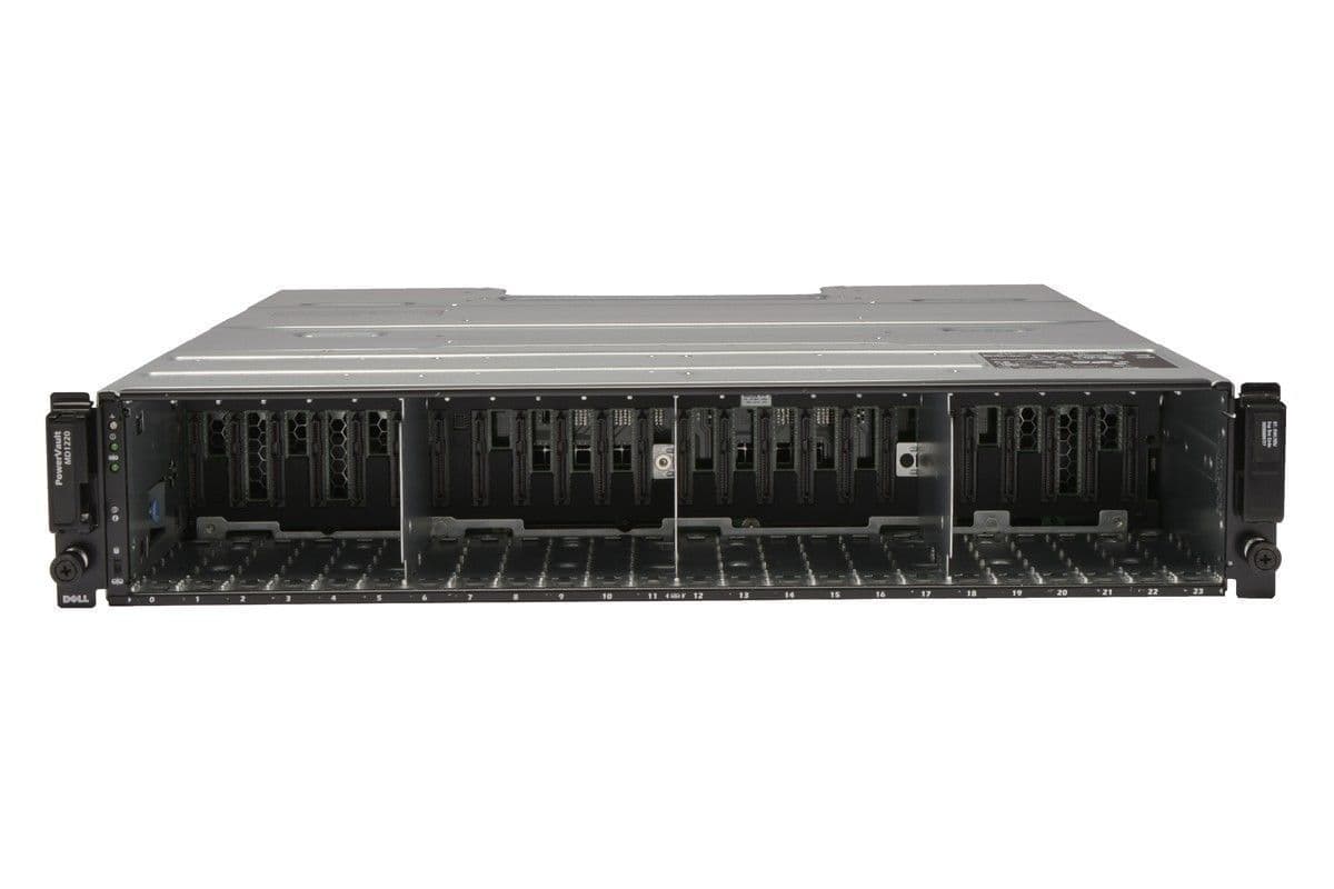 Dell PowerVault MD1220 SAS Storage Array DUAL 6GBps Controllers and ...