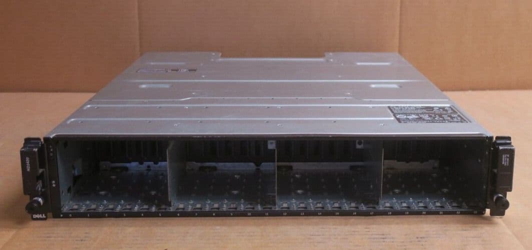 Dell PowerVault MD1420 24x 2 5" Bay Storage Array 2x 12G-SAS-4 ...