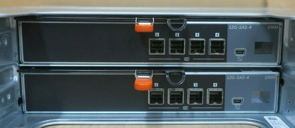 Dell PowerVault MD1420 Storage Array 24x 300GB 10K 6G HDD 2x 12G-SAS-4 ...