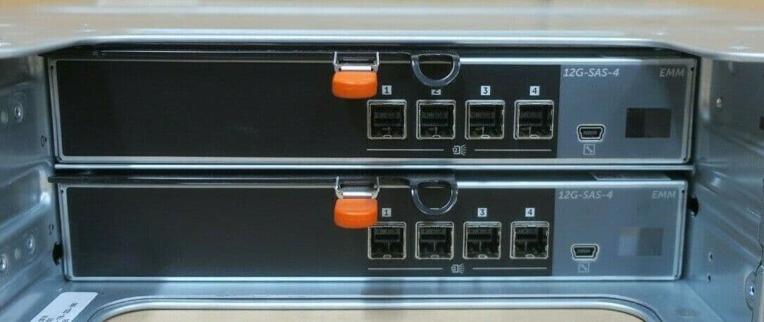 Dell PowerVault MD1420 Storage Array 24x 300GB 10K HDD 2x 12G-SAS-4 2x PSU