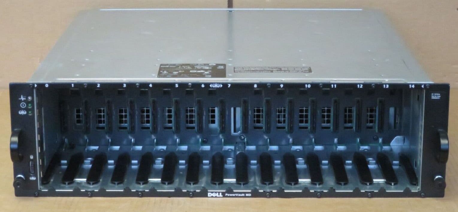 Dell PowerVault MD3000i iSCSI 3 5" 15-BAY SAS Dual Controller SAN ...