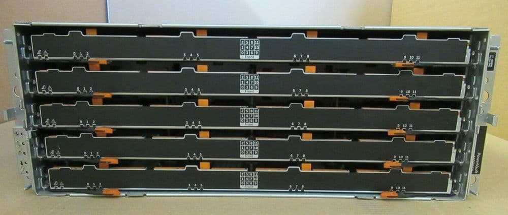 Dell PowerVault MD3060e 60-Bay SAS Dense Storage Rack Enclosure 2x PSU ...