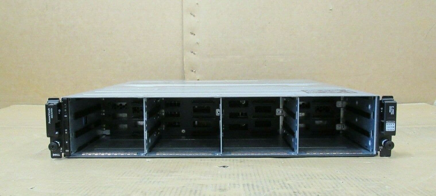 Dell PowerVault MD3200i iSCSI SAN Storage Array 2 x Controller 12x 3 5 ...