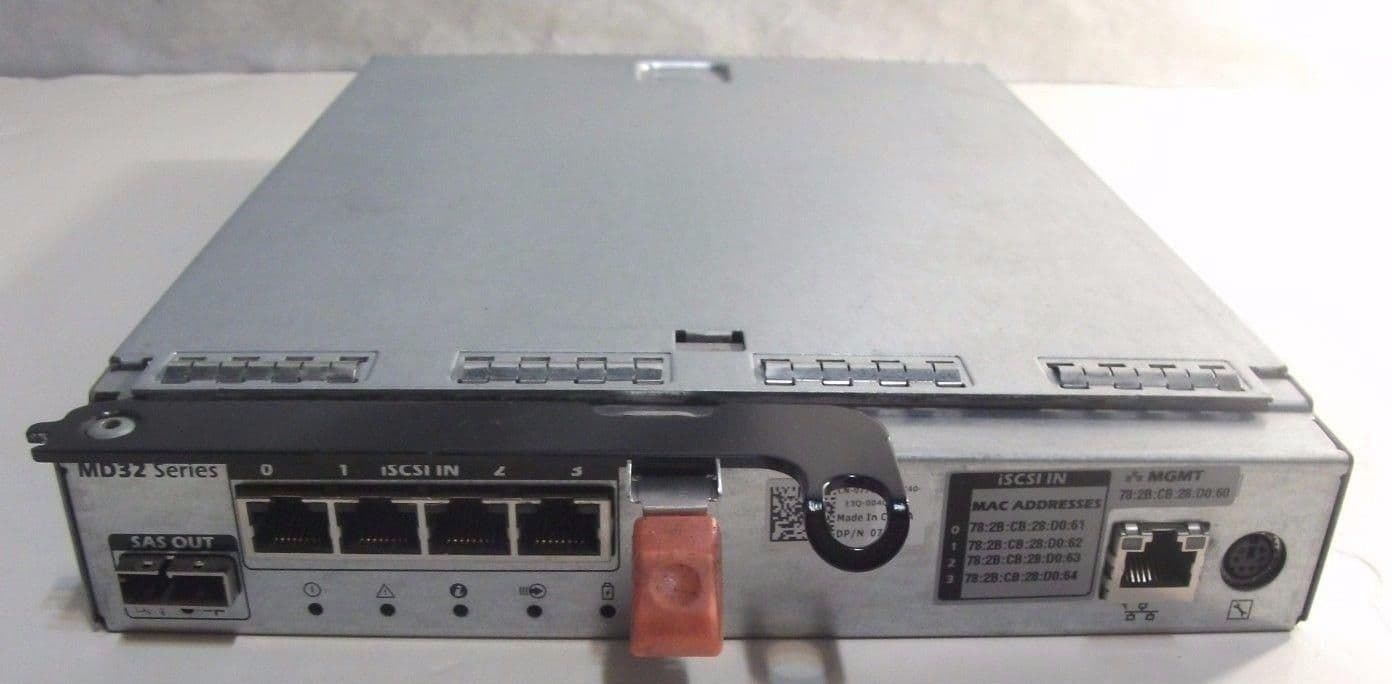 Dell PowerVault MD3200i / MD3220i 4-Port Gigabit iSCSI Controller ...