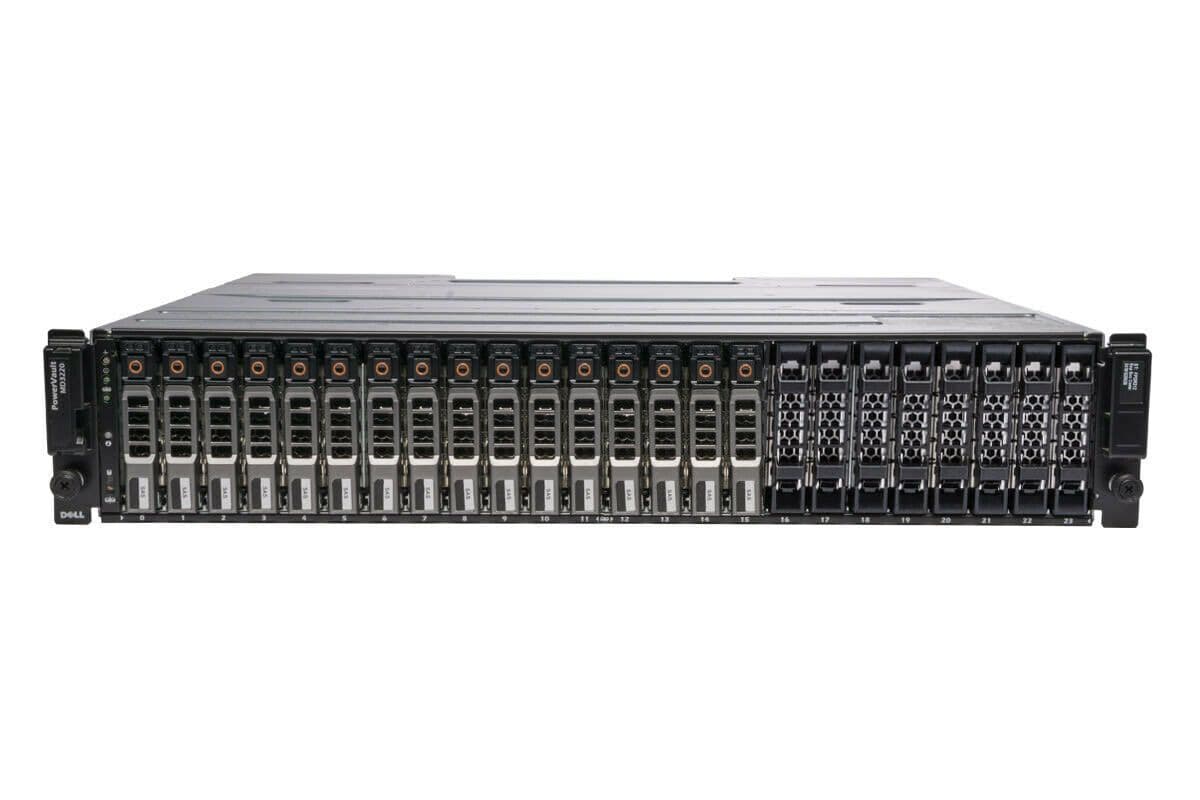 Dell PowerVault MD3220 16x 900GB 10K 2 5" HDD 2x 6G SAS Controllers 2x ...