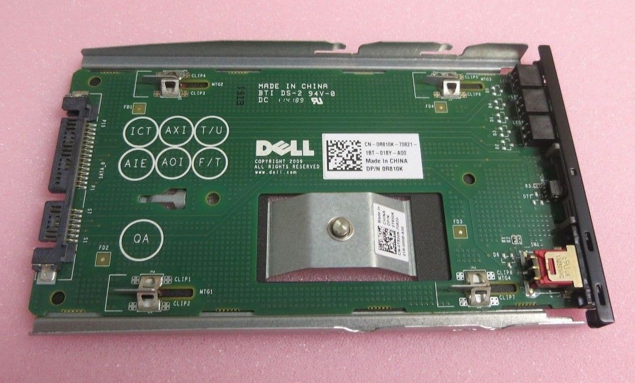 Dell PowerVault MD3220 Enclosure SATA Control Panel With Tray R810K T850K